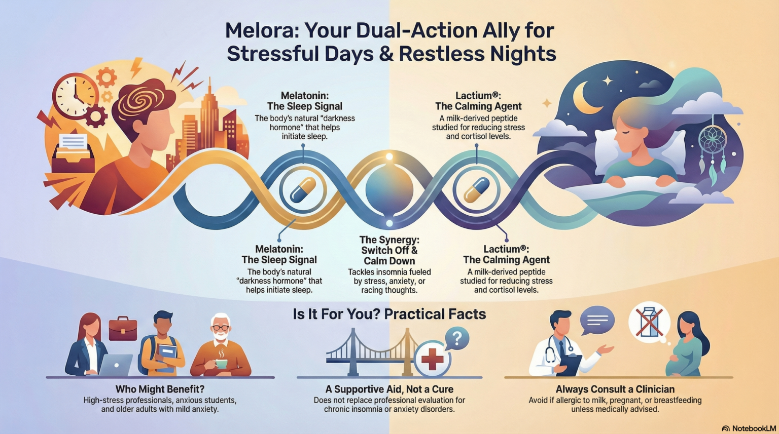 Melora: The Promise of Melatonin + Lactium for Stress and Sleep - Dr T ...
